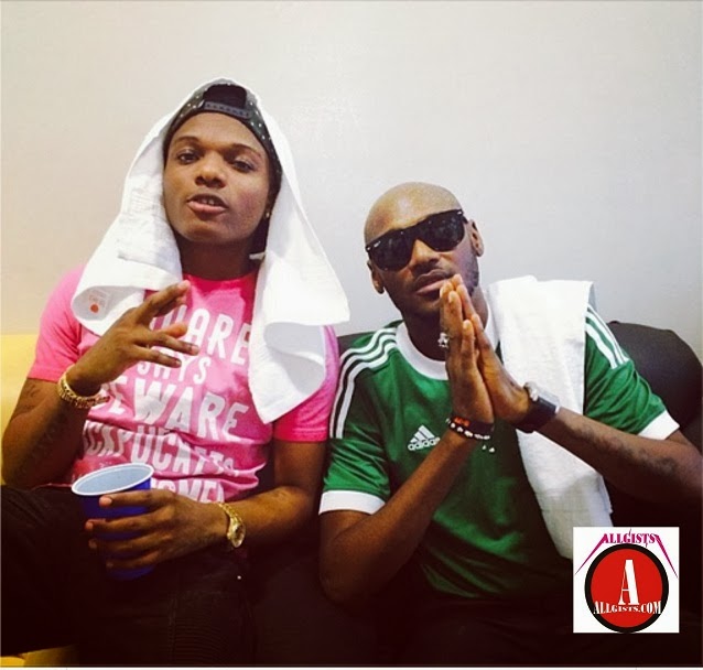 WELCOME TO K POUNDZ BLOG: SPOTTED: Wizkid and 2face (PHOTOS)